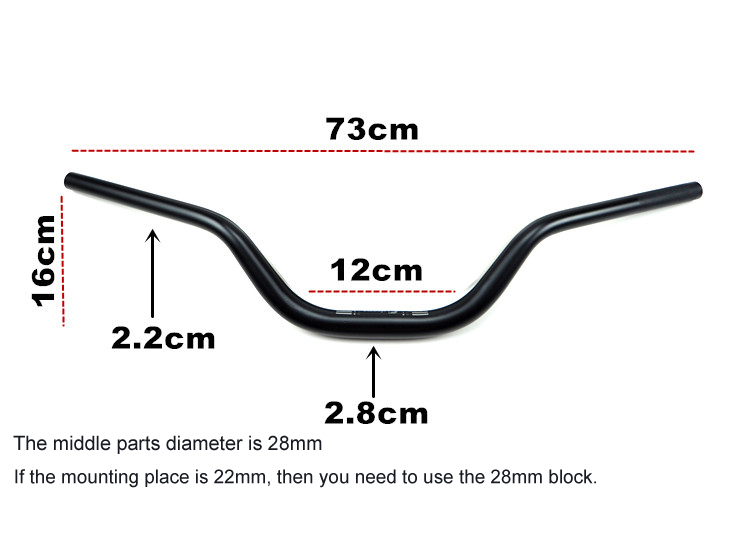 MSX125 BWS Heightening Steering Handle Bar